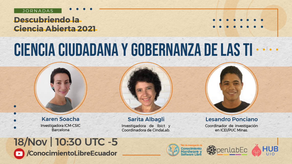 Ciencia Ciudadana y gobernanza de las TI | Fundación Openlab Ecuador Ciencia Ciudadana y gobernanza de las TI | Fundación Openlab Ecuador